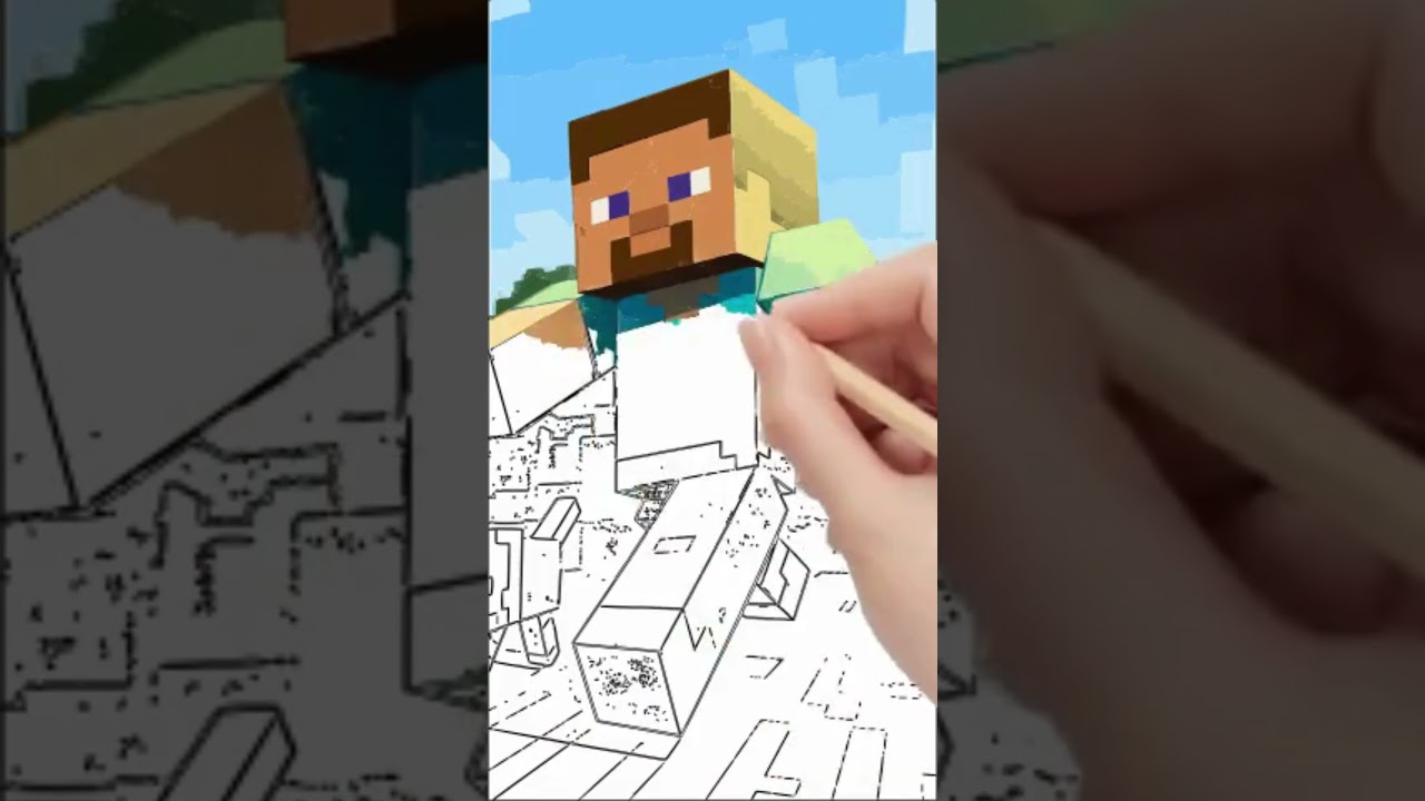 Drawing & Coloring Minecraft Characters 🪄