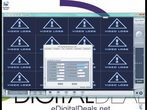 How to Add an Axis Q6035E 2MP IP PTZ Camera to the eDigitalDeals Hybrid nDVR Software