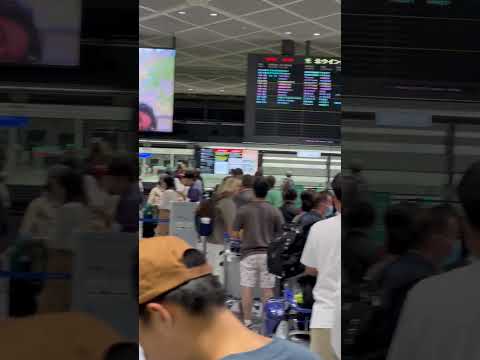 ZipAir flight to San Fransisco : very long queue