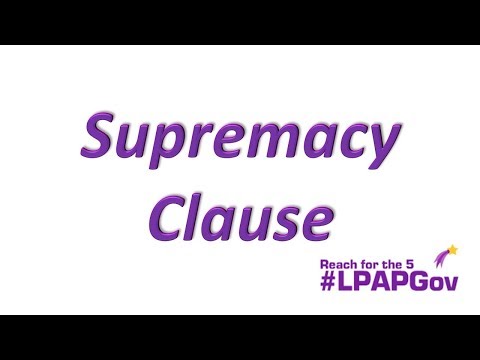 Supremacy Clause