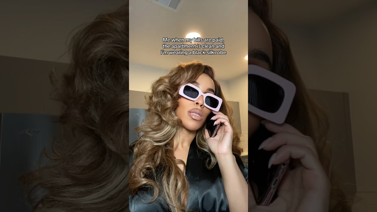 Me when I’m wearing my black silk robe 💅 #skits #funny