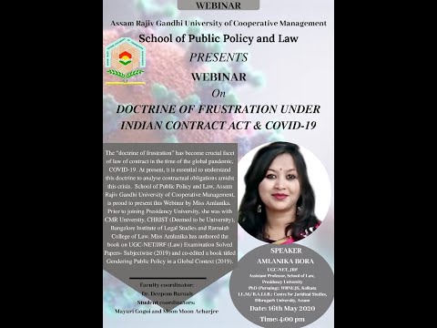 Law of contract and Doctrine of FRUSTRATION