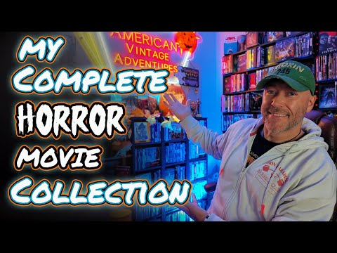 My Complete Horror Movie Collection! Every 4k Bluray and DVD I own!