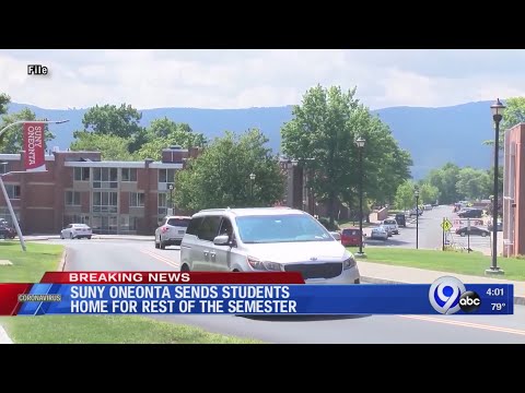SUNY Oneonta sends students home for rest of the semester