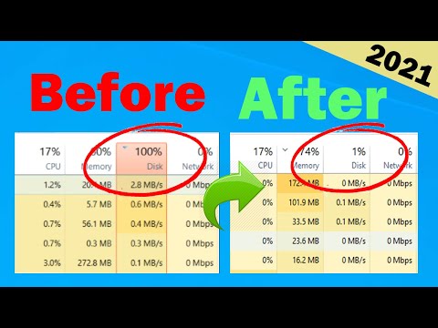 How To Fix 100% Disk Usage In Windows 10 | Disk Usage 100% Problem Fix (2021)