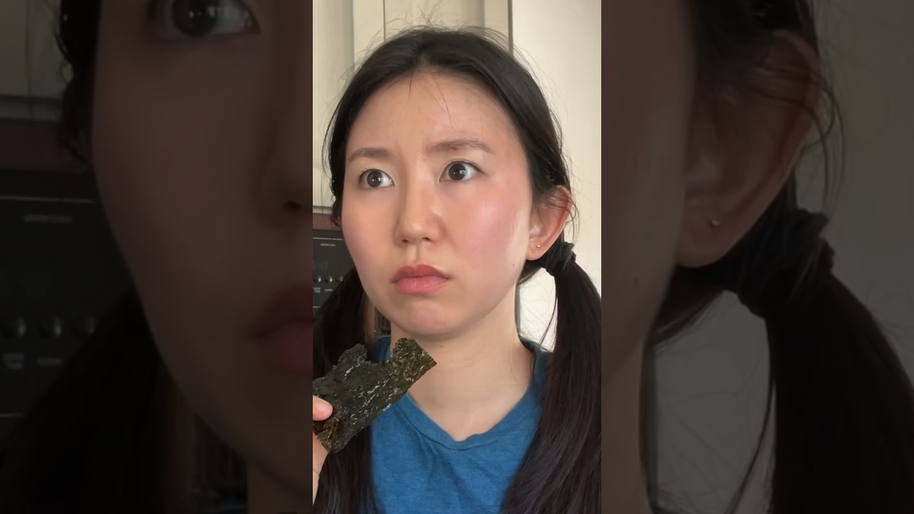 When my friend tried seaweed for the first time #koreanculture #koreanfood #comedy #asianamerican