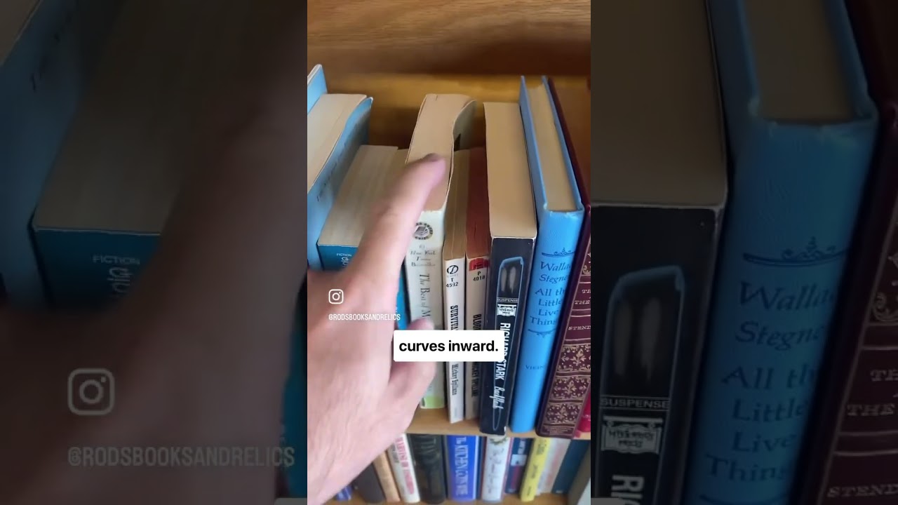 Use this simple trick to preserve your books on the shelf. #rodsbooksandrelics #caringforbooks