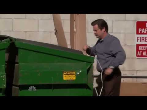 Guy throws computer in the trash meme + free download