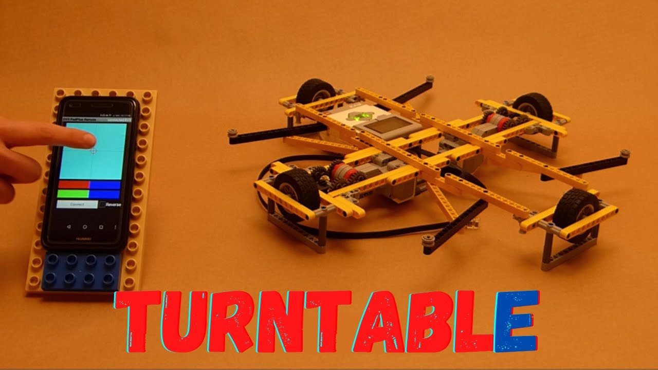 TURNING TURNTABLE | Lego Mindstorms Ev3 | MOC (with building instructions)