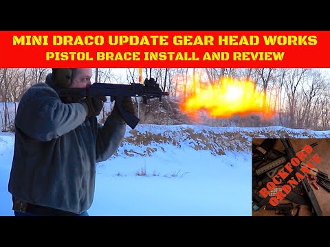 MINI DRACO GEAR HEAD WORKS PISTOL BRACE UPDATE