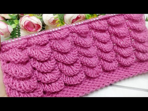 Beautiful Shell Knitting Pattern 996