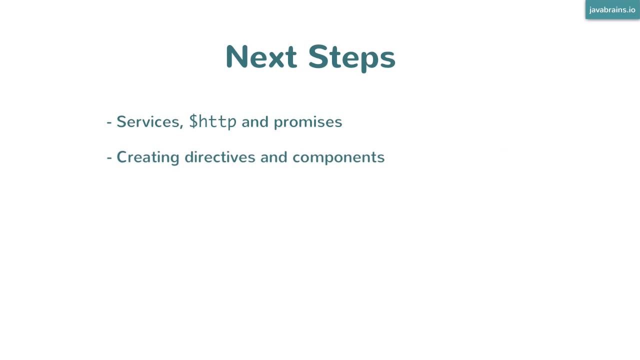 Thinking in Angular1 37 - Next Steps