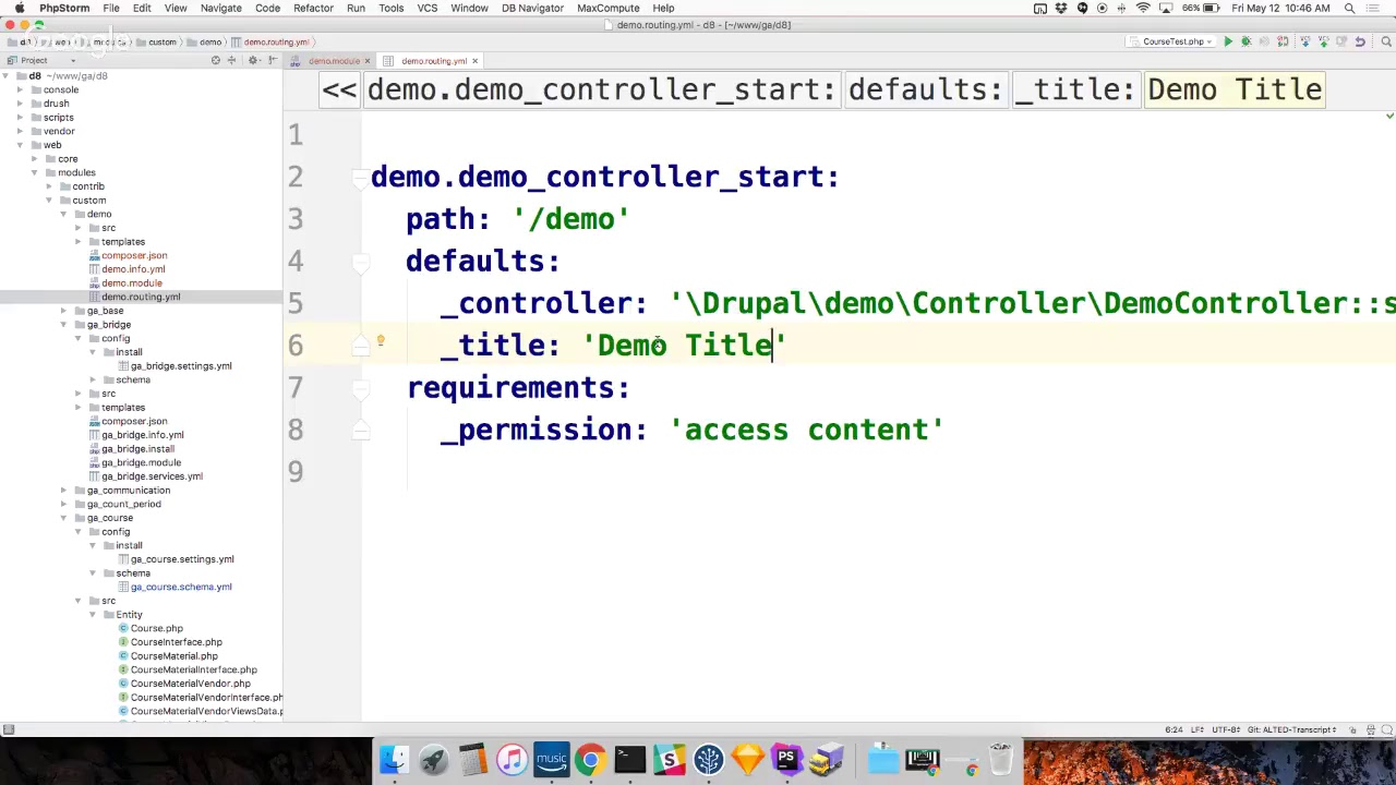 Drupal 8 Module Development