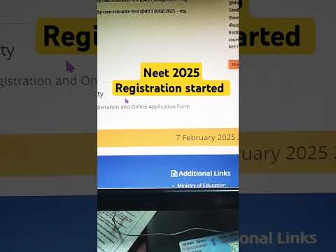 NEET 2025 Registration is Now Open!