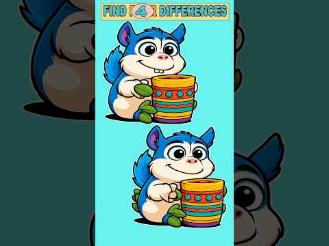 Spot 4 Differences Before Time Runs Out!