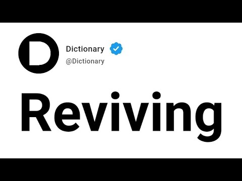 Reviving Meaning In English