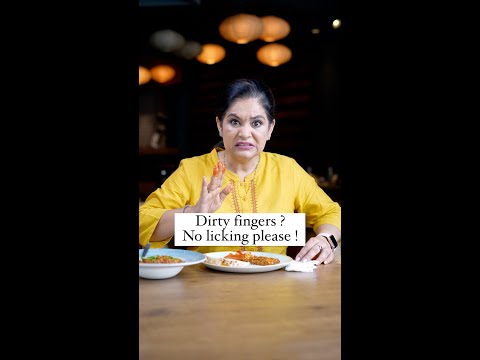Restaurant Etiquettes- Do Not Lick your Fingers | #Shorts