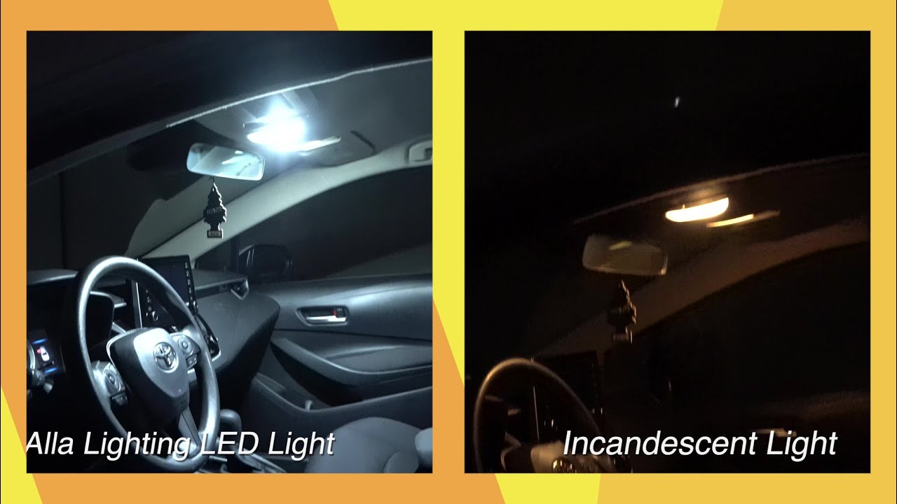 Toyota Corolla Map Lights Bulbs Installation | Change, LED Replacement