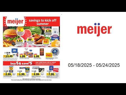 Meijer Weekly Ad - 05/18/2025 - 05/24/2025