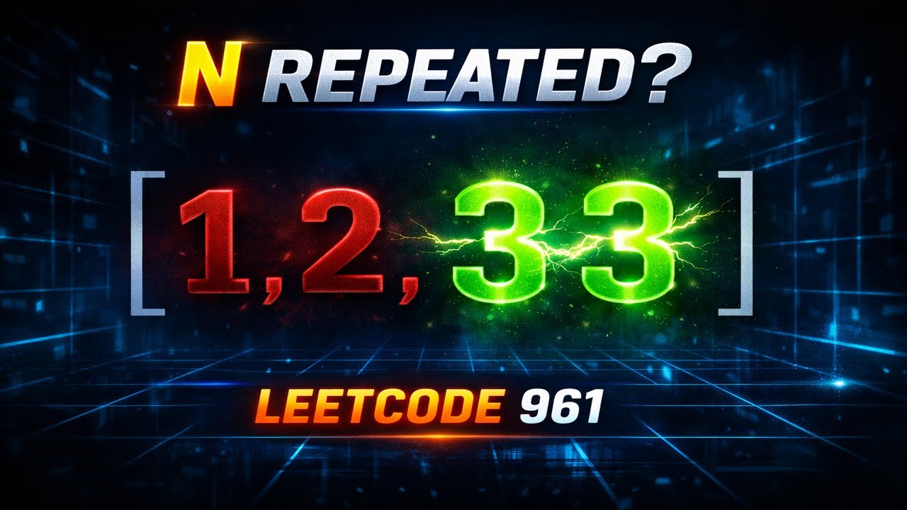 LeetCode 961 Explained | N-Repeated Element in Size 2N Array | Simple Java Solution