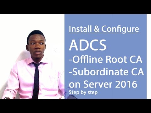 *NEW* Install & Configure Offline Root CA on Server 2016 (Part 1)