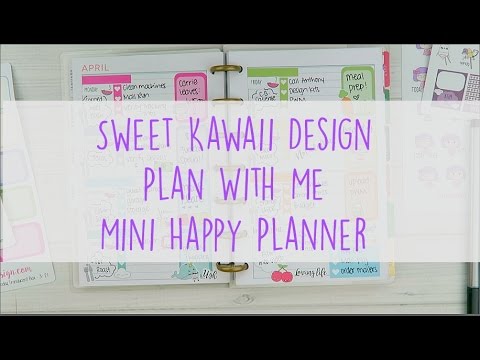 Sweet Kawaii Design- PWM - Mini Happy Planner