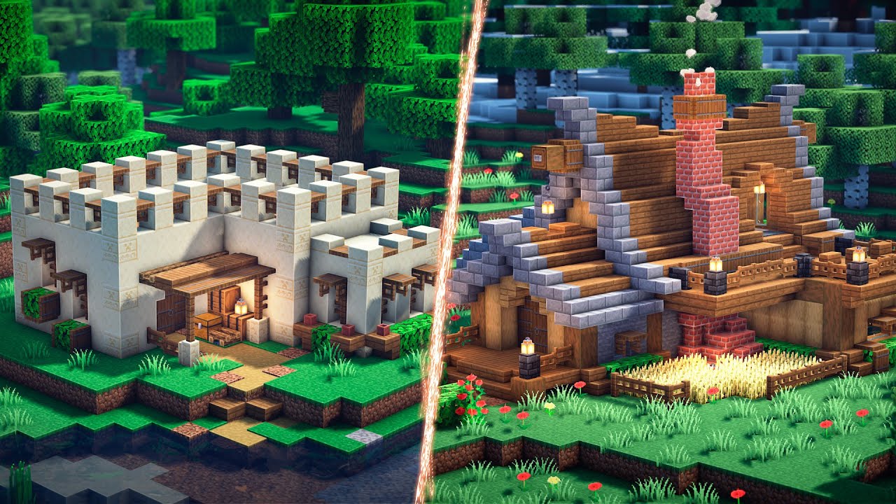 Minecraft 1.21 | Top 5 Starter Base Designs for Beginners - Minecraft ...