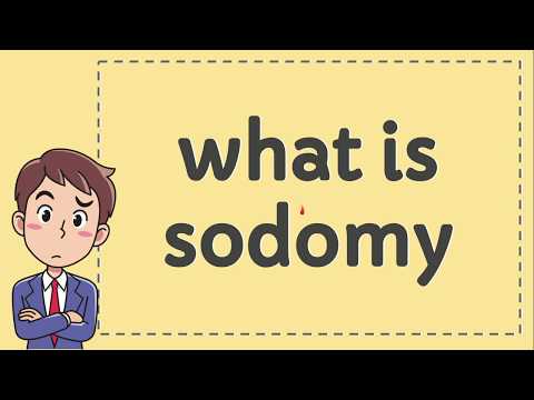 what is sodomy