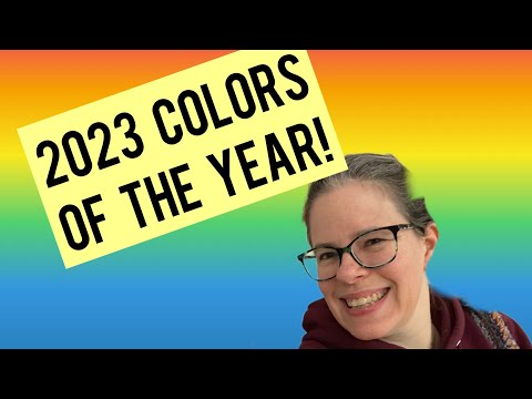 2023 Colors of the year! Color trends #yarnlover #colortrends #coloroftheyear #pantonecolor #yarn