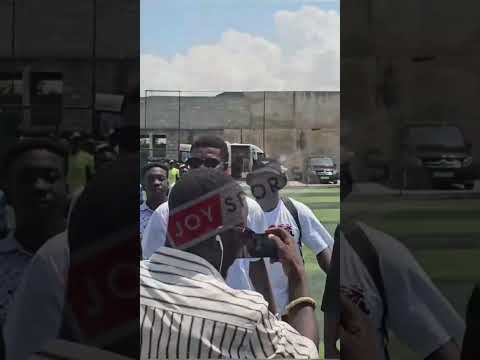 2025 Thomas Partey Cup: Watch! Thomas Partey's arrival for the opening day of the tournament