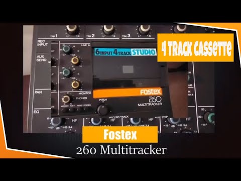 Fostex 260 - 4 track cassette recorder | Reverb
