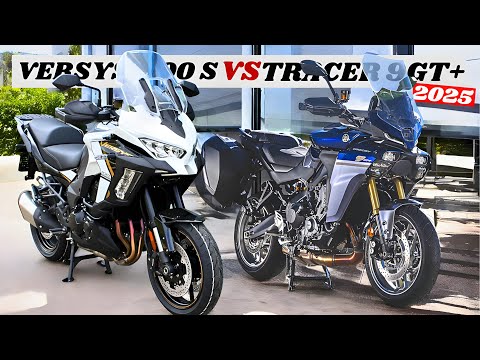 2025 Kawasaki Versys 1100 S vs Yamaha Tracer 9GT+ | Sport-Touring Giants Go Head-to-Head