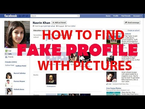 HOW TO FIND FAKE facebook ID WITH PROFILE PICTURES!