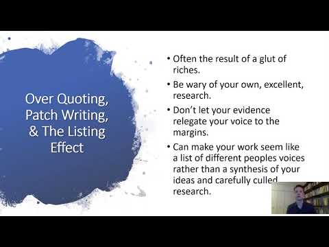 Incorporating Quotations – The Writing Center