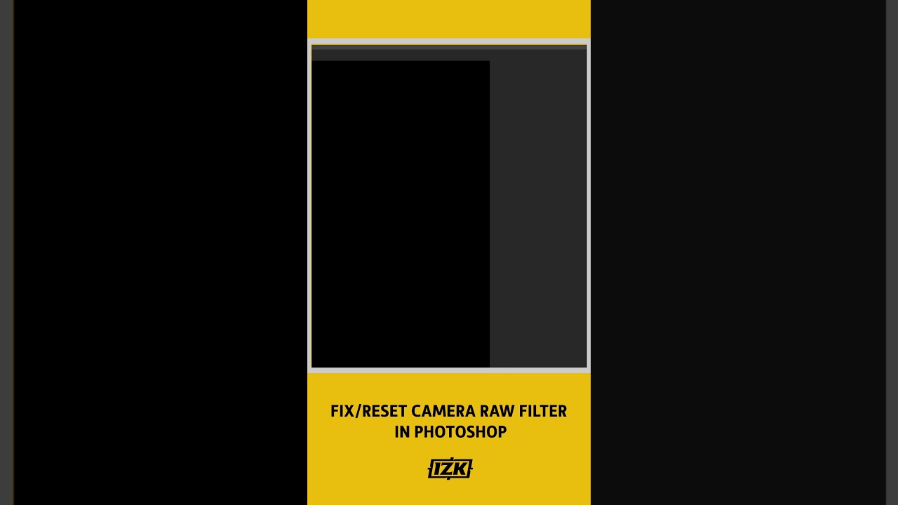 How to Fix Camera Raw Filter Not Showing or Working in Photoshop 2023