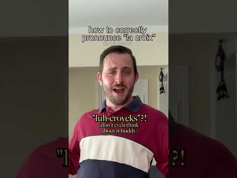 How To Correctly Pronounce "La Croix"