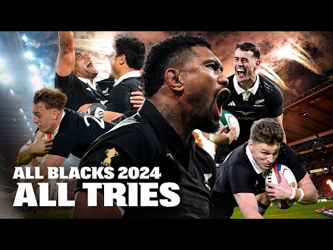 Rugby 2024 Wrap Up: Every Single All Blacks Try of the year 💪