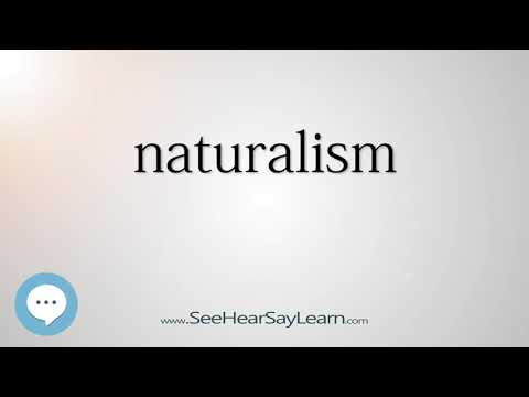 naturalism - Smart & Obscure English Words Defined 👁️🔊🗣🧠✅