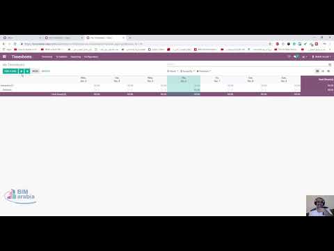 ODOO ERP timesheet – Phoenix