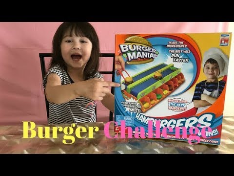 Burger Mania Board game with Aisha&OmarTV