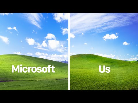 I Found the Windows XP Wallpaper!