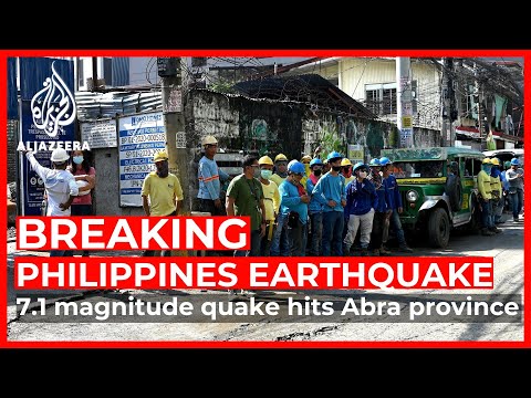 Earthquake hits Philippines’ Luzon island, rattling Manila