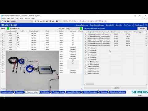 Transducer Electronic Data Sheets (TEDS) and Simcenter Testlab