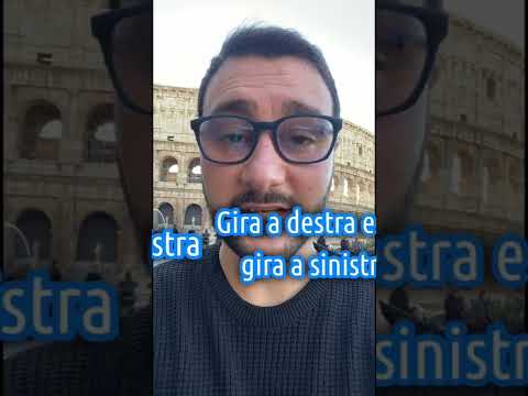 How to say turn left/right in Italian #italianlanguage #italessons #learnitalian #italianlesson