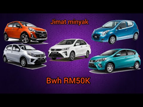 5 kenderaan yang paling jimat minyak di MALAYSIA bawah RM50K