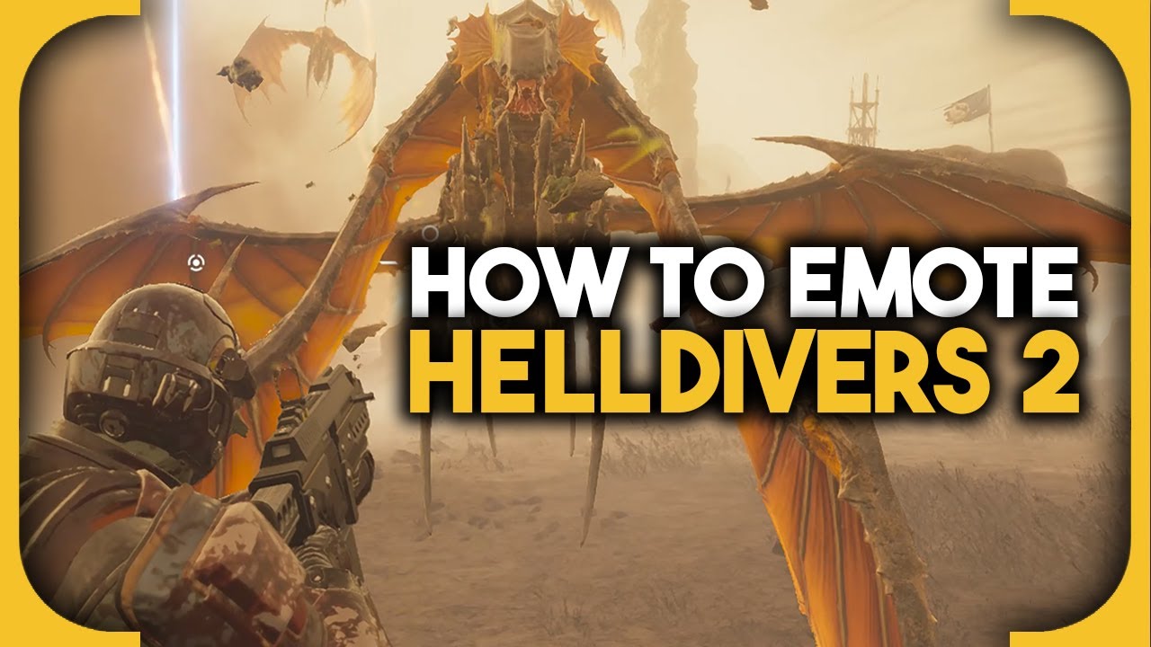 How to emote in Helldivers 2
