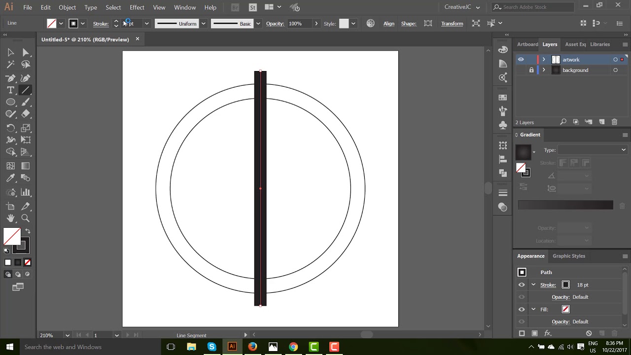 Creating Orange Slice in Adobe Illustrator
