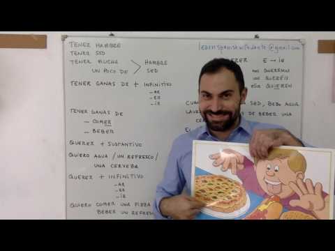 71. Expresiones con TENER: hambre, sed y ganas