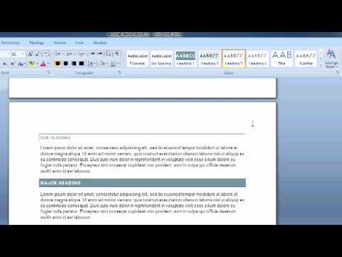 Preparing to convert from Word 2007/2010 to PDF