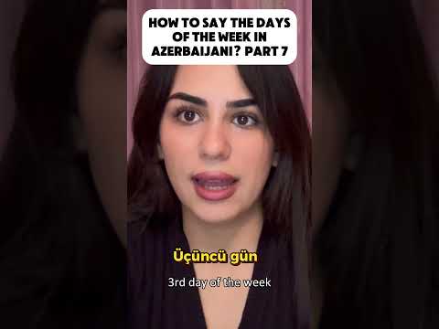 Days of the Week in Azerbaijani – Speak Like a Local!